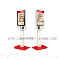 China Android Self Service Kiosk 350cd/M2 Brightness With Aluminum Floor Standing Bracket for sale