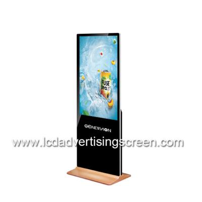 China 55 Inch Standing LCD Advertising Display Full HD With Brightness 450 Nit for sale