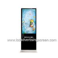 China 55 Inch Standing LCD Advertising Display Full HD With Brightness 450 Nit for sale