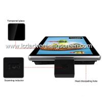 China Supermarket Retail Signage Displays Android Wifi LCD Monitor With QR Scanner Payment System for sale