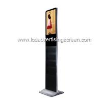 China Android Wifi Lcd Advertising Screen Digital Book Holder 300 Cd/M2 Brightness for sale