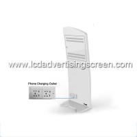 China 1920 * 1080 Resolution Floor Standing Advertising Display With Magazine Holder for sale