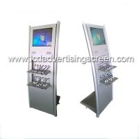 China Floor Stand Lcd Advertising Display Built In Multi Public Mobile Phone Charging Station for sale