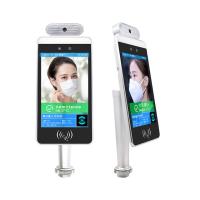 China 8inch LCD Facial Recognition Infrared Thermal Imaging With Abnormal Body Temperature Measuring Alarm Management System for sale