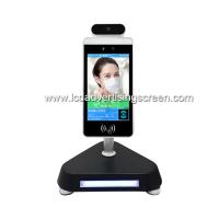 China Facial recognition management Gate Access system Body temperature measurement sense door support card have a fever alarm for sale