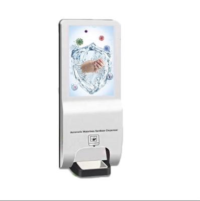 China High Resolution LCD Advertising Screen Hand Cleaner 1000ml Bottle Auto Dispenser for sale