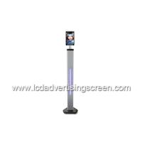 China Floor Stand Or Desktop 8 Inch Android LCD Advertising Screen Temperature Detector With Led Light One Year Warranty for sale