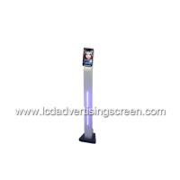 China Floor Stand Or Desktop 8 Inch Android LCD Advertising Screen Temperature Detector With Led Light One Year Warranty for sale
