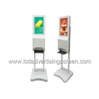 China 21.5 Inch Android Lcd Advertising Player AC 110V - 240V Wireless Digital Signage with floor stand base for sale