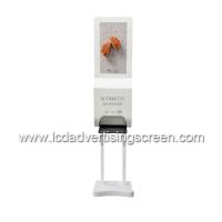 China 21.5 Inch Lcd Digital Totem With Automatic Foam Soap Hand Sanitizer Dispenser for sale