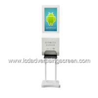 China Android Lcd Digital Signage 21.5 Inch With Automatic Foam Soap Hand Sanitizer Dispenser Ram 1G, Rom 2G for sale