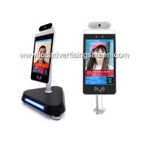 China Desktop Install Wifi Digital Signage Face Recognition Body Ir Temperature Thermometers Measurement for sale