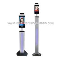 China Android OS Face Recognition And Infrared Thermometer Human Body Temperature Scanner Attendance Terminal Access Control for sale