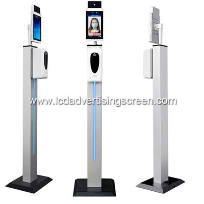 China School IP65 infrared temperature sense face recognition Abnormal Temperature Alarm liquid wash hand sanitizer dispenser for sale