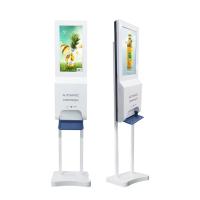 China High Resolution LCD Advertising Screen Hand Cleaner 1000ml Bottle Auto Dispenser for sale