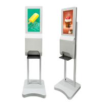 China Hospital Full Hd Display 21.5 Inch Liquid spray Hand washing Sanitizer dispenser Digital Signage LCD screen for sale