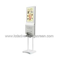 China Android Lcd Digital Signage 21.5 Inch With Automatic Foam Soap Hand Sanitizer Dispenser Ram 1G, Rom 2G for sale