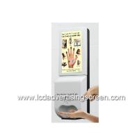 China AC 110V - 240V 21.5 Inch LCD Advertising Screen Resolution 1080 * 1920 With Automatic Hand Sanitizer Dispenser for sale