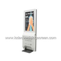 China TFT Type 21.5inch Lcd Android Kiosk With Automatic Hand Sanitizer Dispenser 1 Year Warranty With LAN Port Or Wifi for sale