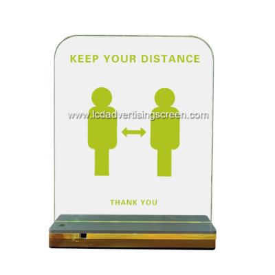 China High Brightness Table Stand 28 * 22cm Led Shine Board for sale