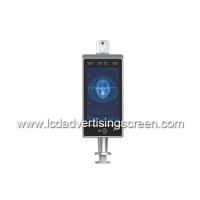 China 8 Inch Human Body Temperature Measurement Detector Android  LCD Advertising Screen With Desktop Base for sale
