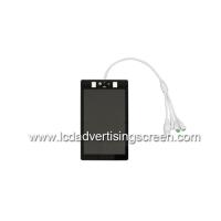 China 8inch Face Recognition LCD Advertising Screen Body Temperature Measurement detector with door control system for sale