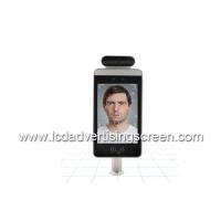 China 8 Inch Face Recognition human body Temperature Measurement Detector With Floor Stand Base with door access system for sale