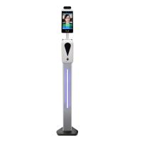 China Hands Washing Display Color 16.7M Face Recognition Infrared Thermometer for sale