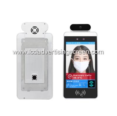 China Access Control Face Recognition IP65 Wall Mounted Infrared Thermometer for sale