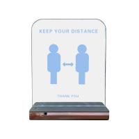 China Acrylic Response Time 5ms LED Warning Sign for sale