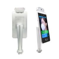 China Face Recognition 450cd/M2 Lcd Infrared Thermometer for sale