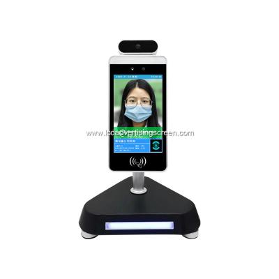 China Resolution 800×1280 Aperture F2.4 Face Recognition Infrared Thermometer for sale