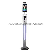 China Hotels Washing Dispenser Face Recognition Infrared Thermometer for sale