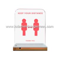 China Lithium Cell Arc Board Silk Printing LED Warning Sign for sale