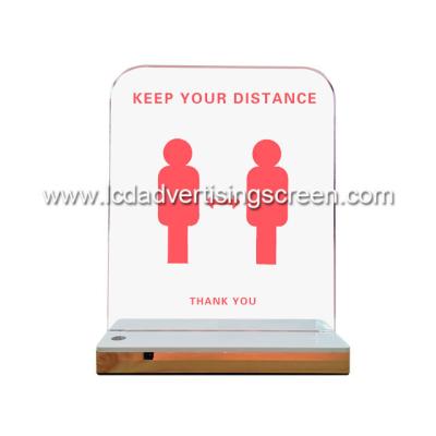 China Lithium Cell Arc Board Silk Printing LED Warning Sign for sale