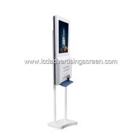 China Foam Soap Dispenser 21.5 FHL Standing LCD Advertising Display for sale