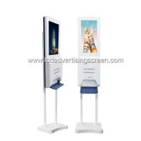 China Foam Soap Dispenser 21.5 FHL Standing LCD Advertising Display for sale