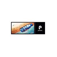 China Wall Mount Horizontal Tempered Glass LCD Advertising Screen for sale