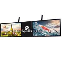 China 43inch Lcd Advertising Double Screen With Ceiling Mount Type Android Version With Tv Signal for sale