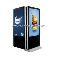 China Floor Standing Double Screen TFT LCD Advertising Machine for sale