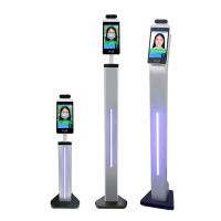China 8'' Facial Recognition Infrared Thermometer for Door Access System for sale