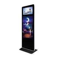 China Indoor Dual Screen Standing LCD Advertising Display for sale