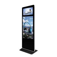 China Indoor Dual Screen Standing LCD Advertising Display for sale