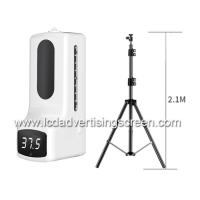 China Temperature Measurement Touchless Hand Sanitizer Dispenser 1000ml for sale