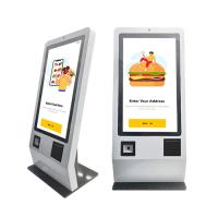 China 24inch Table LCD Capacitive Touch Screen Desktop Self Service Kiosk POS Payment Terminal Machine For Ordering Fast Food for sale