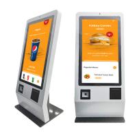 China 24inch Table LCD Capacitive Touch Screen Desktop Self Service Kiosk POS Payment Terminal Machine For Ordering Fast Food for sale