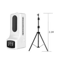 China 1000ml Touchless Sanitizer Dispenser With Infrared Fever Measure Device for sale