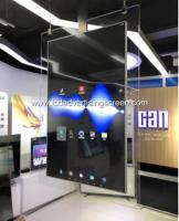 China 420cd/m2 Ultra Slim Transparent Double Sided Display 1920x1080 for sale