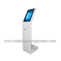 China Android 19in Capacitive Touch Screen AIO Floor Standing Kiosk for sale