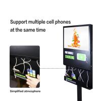 China Wired Charging 21.5 Inch LCD WiFi Kiosk With CMS Software for sale